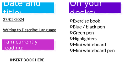 Aqa Gcse English Language Paper 1 Section B 4 Revision Lessons For
