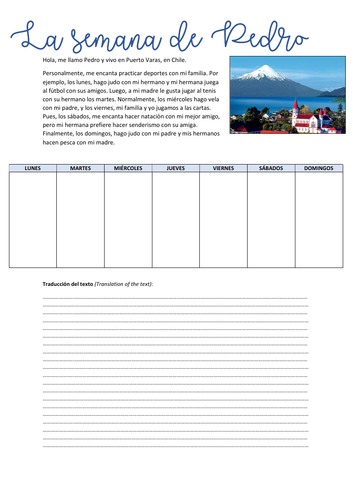 Spanish Reading Comprehensions - Sports | Teaching Resources