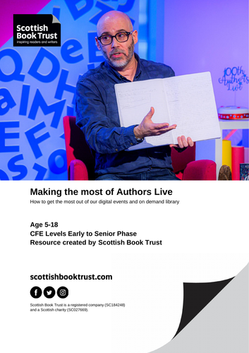 How to use Authors Live brodcasts in your school | Teaching Resources