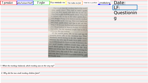 Y3 The Twits reading comprehension (full book) | Teaching Resources
