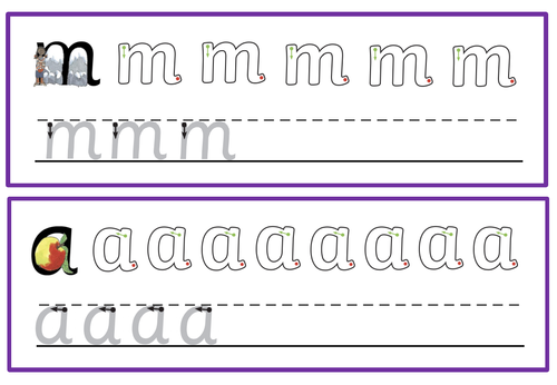 RWI letter formation sheets | Teaching Resources