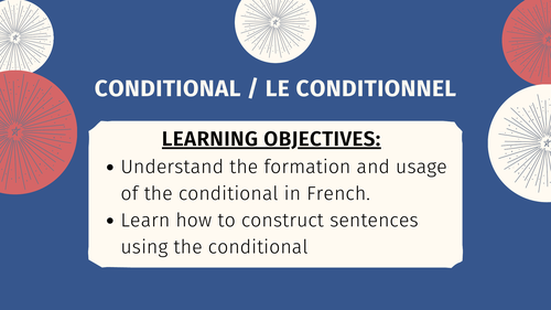French Conditional Grammar | Teaching Resources