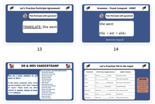 French Perfect Tense: Avoir & Etre GCSE Revision | Teaching Resources