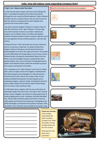 The British Empire - A Case Study of India | Teaching Resources