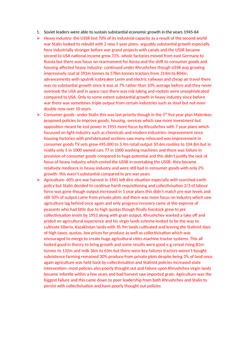 A Level History AQA 1H Tsarist and Communist Russia Essay and Extract ...