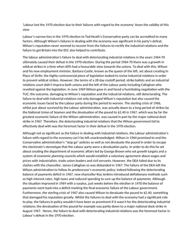 A Level History AQA 2S: The Making of Modern Britain Essay and Source ...