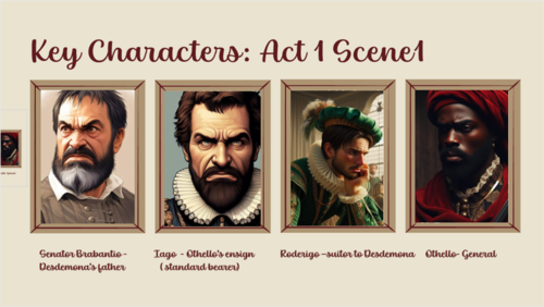 Othello A Level Literature - Lesson 2: Act 1 Scene 1 Iago Fuming | Teaching Resources
