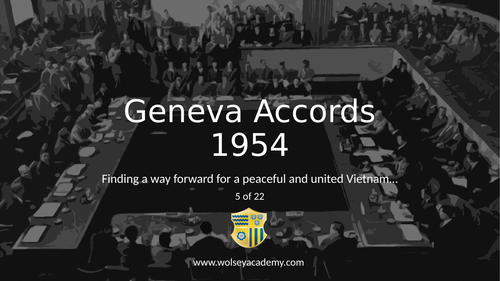 Vietnam War - 5. Geneva Accords 1954 | Teaching Resources