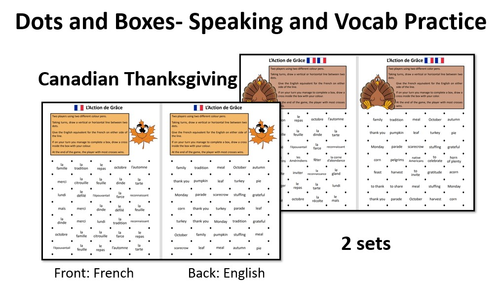Dots and Boxes- BUNDLE-Seasonal-KS3 French | Teaching Resources
