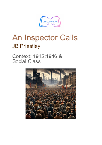 An Inspector Calls: Context and Social Class | Teaching Resources