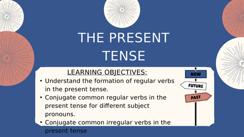 FRENCH Present Tense Lesson and Workbook | Teaching Resources