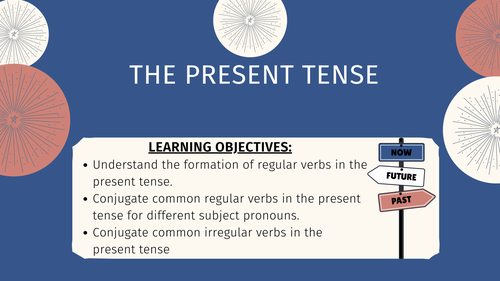 FRENCH Present Tense Lesson and Workbook | Teaching Resources