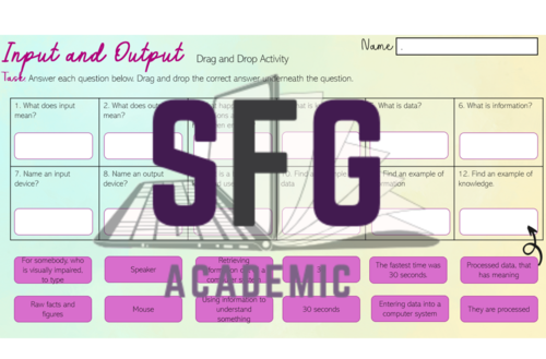 Digital Drag and Drop Activities (14 resources) - Computing | Teaching ...