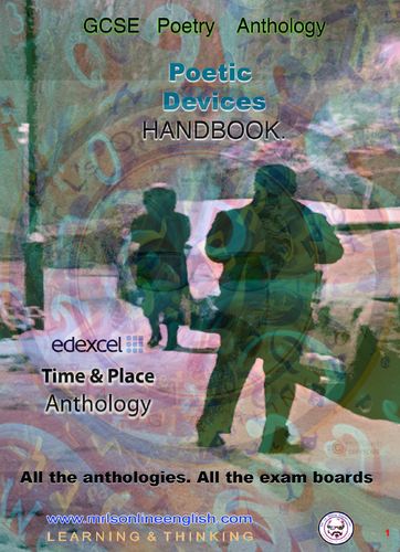 EDEXCEL Time & Place Anthology Poetic Devices Handbook | Teaching Resources