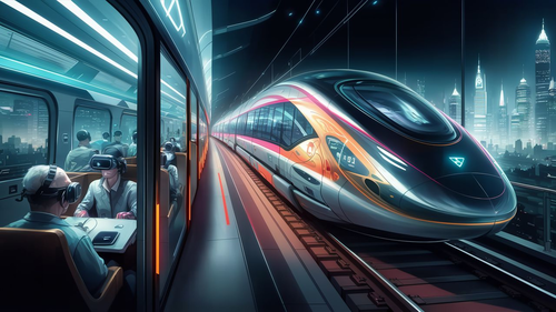 Design a New Futuristic Train / Vehicle - Resource has many examples ...