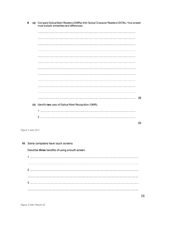 Igcse 0417 Ict Past Paper Questions By Unit Chapter 1 8 Teaching Resources