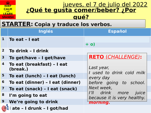 U3.2 G_L2 + L3_COMER Y BEBER_Qué te gusta comer y beber_p. 53_F ...