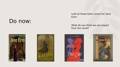 GCSE Jane Eyre (Gateshead) Chapters 1-5 | Teaching Resources