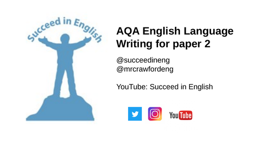 AQA English Language paper 2 writing Q5 WTM Walking talking mock | Teaching Resources