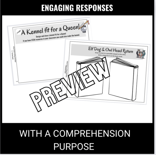 ELF DOG AND OWL HEAD Novel study and Reading Comprehension | Teaching ...