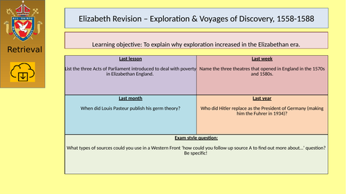GCSE History Edexcel Early Elizabethan England Revision booklet ...