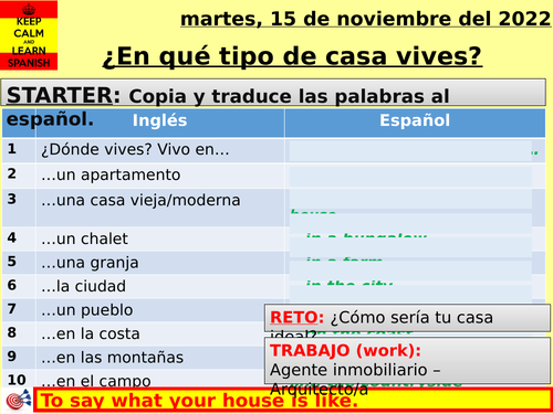 U5.1.F_My house_L1+L2_Cómo es tu casa_p. 86_F+H | Teaching Resources