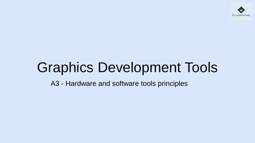 Level 3 BTEC IT - Unit 17: 2D & 3D Digital Graphics (Learning Aim A ...