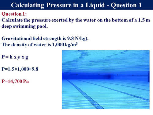 Phy_5.5 Pressure in Fluids | Teaching Resources