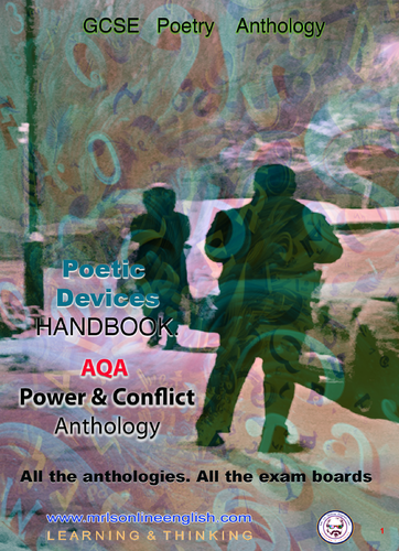 AQA Power & Conflict Anthology Poetic Devices Handbook | Teaching Resources