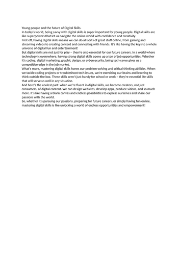 Digital Functional Skills - Module 2 - Creating & Editing - Unit 2.1 - Formatting Text ...