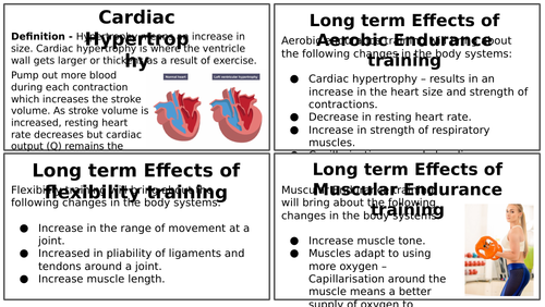 Short & Long Term Effects Revisions Cards | Teaching Resources