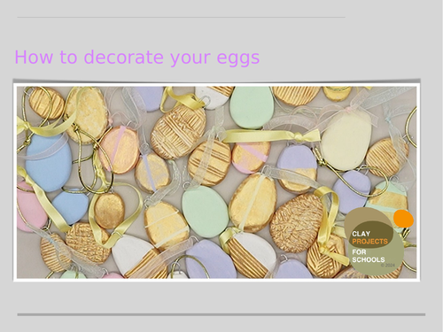 Mini make - How to make an Easter egg decoration | Teaching Resources