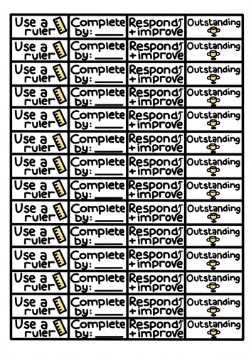 Marking Sheet Stickers/Stamps for Live Marking/Book Marking | Teaching ...