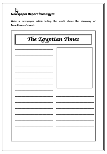 Ancient Egypt - Tutankhamun - WEEK 7 (10 lessons) | Teaching Resources