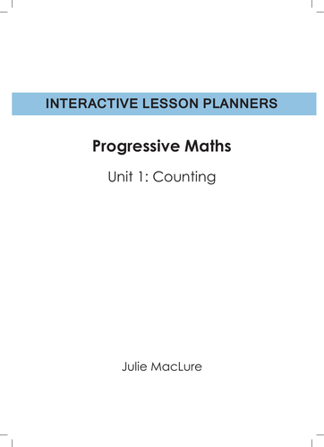 Unit 1: Counting | Teaching Resources
