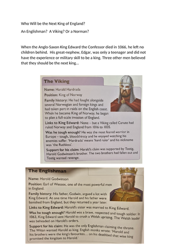 KS3 History Anglo Saxons & Vikings Unit Resources | Teaching Resources