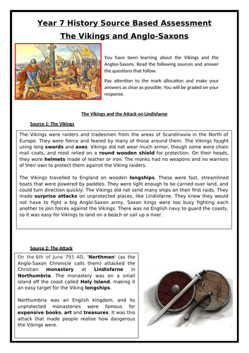KS3 History Anglo Saxons & Vikings Unit Resources | Teaching Resources
