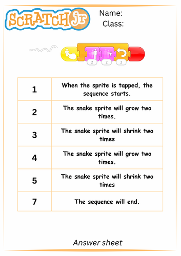 Scratch Jr Coding Sequences And Explanation Activities Teaching Resources 