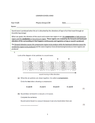 Sound | Teaching Resources