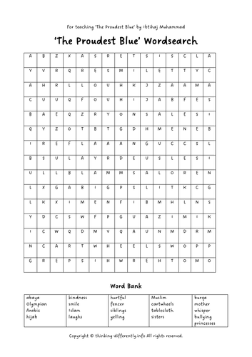 KS1&2 Activities on The Proudest Blue | Teaching Resources