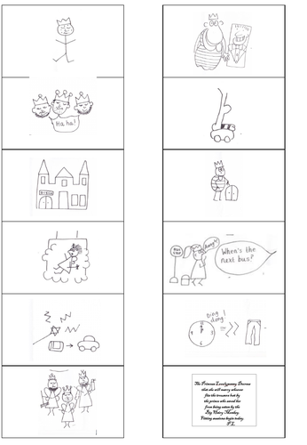 Prince Cinders story map and images for sequencing | Teaching Resources