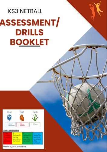 KS3 Netball Assessment/drills booklet | Teaching Resources