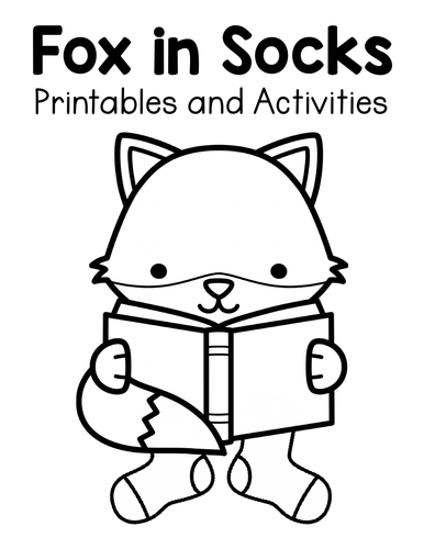 Fox in Socks Activity Pack - Fox in Rhyming Socks Worksheets | Teaching ...