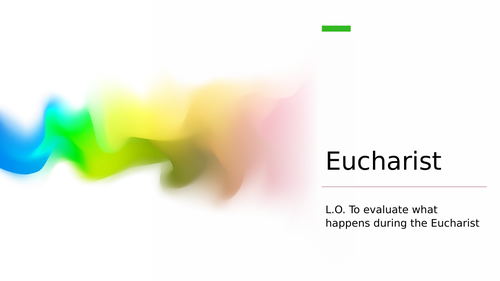 A-Level RS: Eucharist Full Lesson - Eduqas Christianity - Religious ...