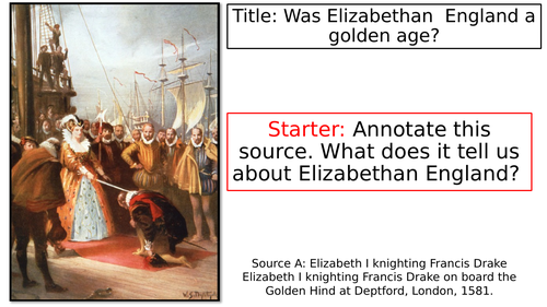Was Elizabethan England a Golden Age? | Teaching Resources