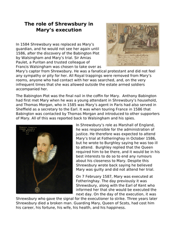The execution of Mary, Queen of Scots | Teaching Resources