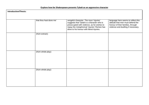 Romeo and Juliet: Essay Skills and Exam Practice | Teaching Resources