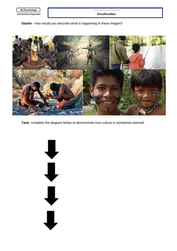 IB Psychology: Enculturation | Teaching Resources