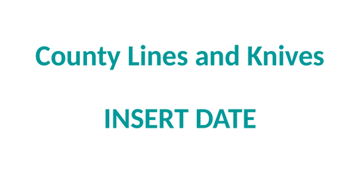 County Lines Safeguarding CPD | Teaching Resources