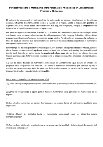 La igualdad de los sexos - Los derechos de los gays y las personas ...